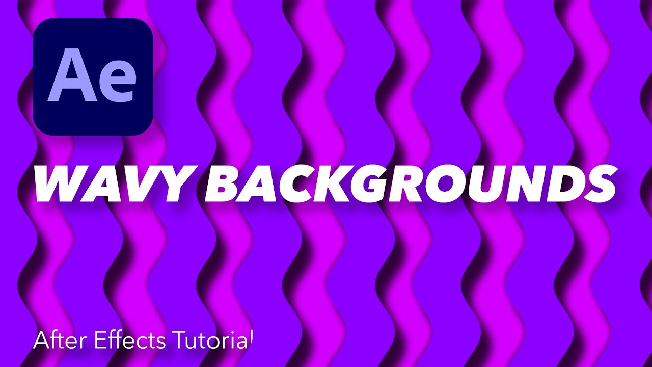 Easy Wavy Backgrounds in After Effects (FREE)