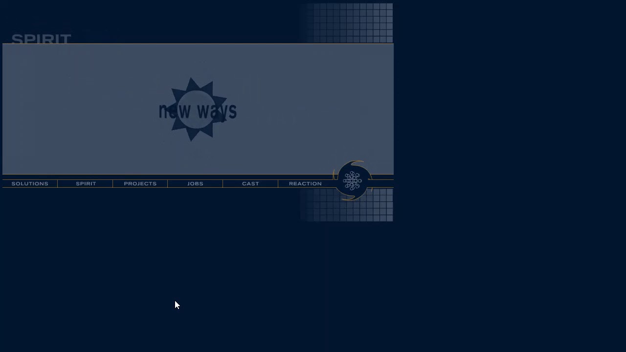 Solution Studios flash website in 2000