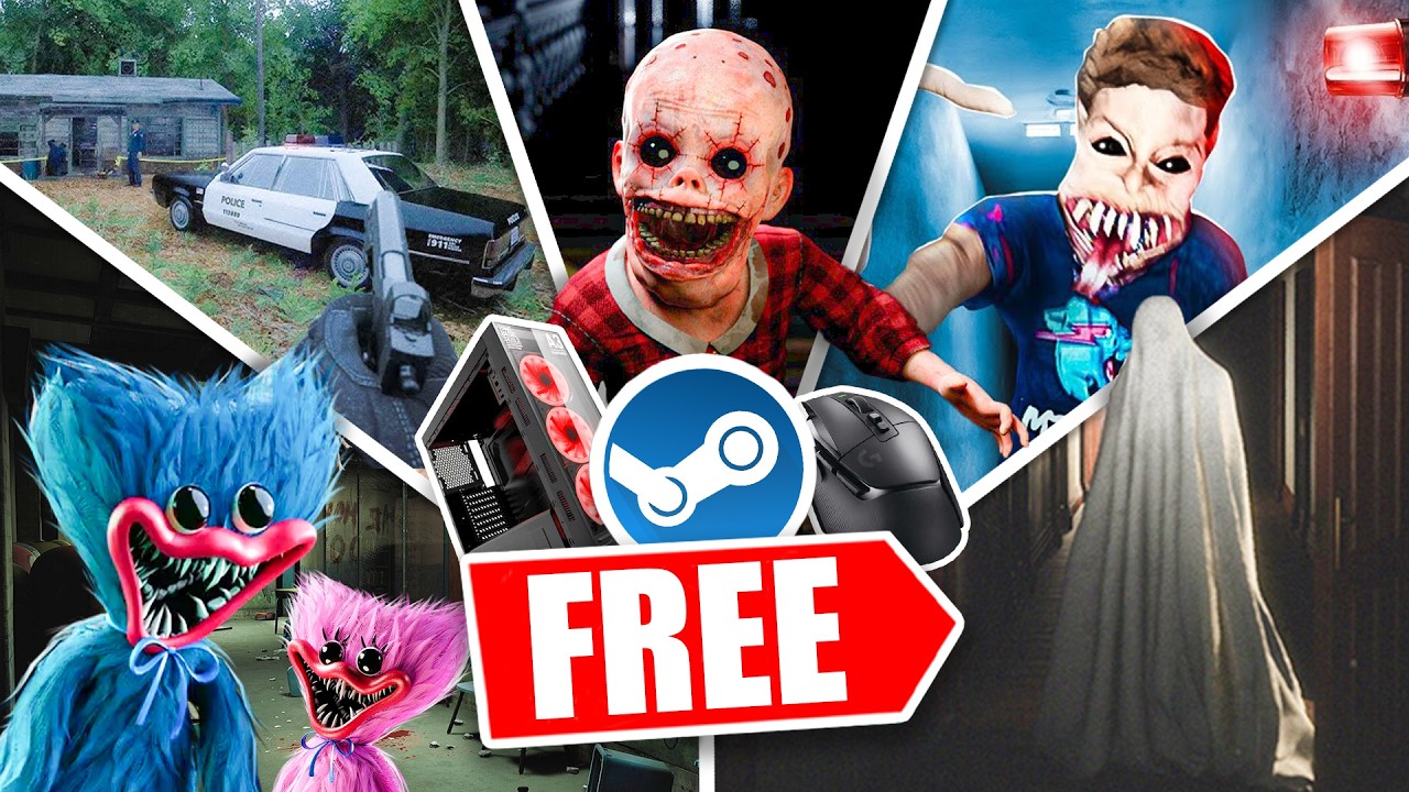 Top 10 FREE Horror Games 2025 (NEW)