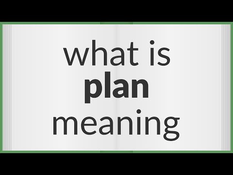 Plan | meaning of Plan