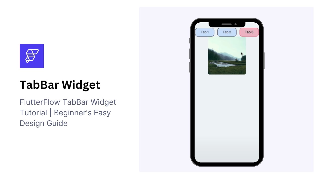 FlutterFlow TabBar Widget Tutorial | Easy Beginner's Guide
