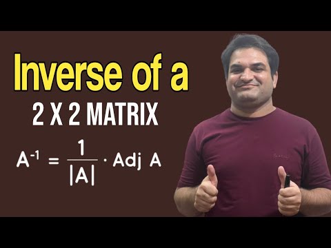 Inverse of a 2 by 2 Matrix / Khurram Shehzad Mughal / Urdu / Hindi