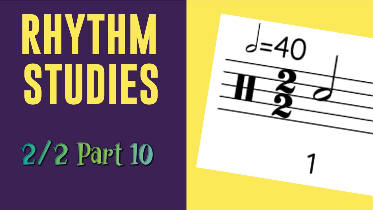 EP0118 - 2/2 Rhythm reading practice without ties or rests (Part 10) - clap and count rhythms