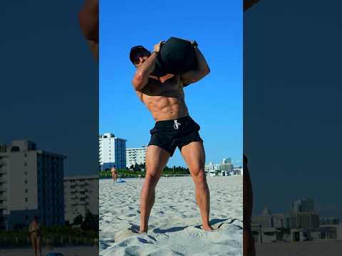 125lb Sandbag Hang Cleans Code “TTCA” for 10% Off and Free Shipping at www.savagesandbags.com #beach