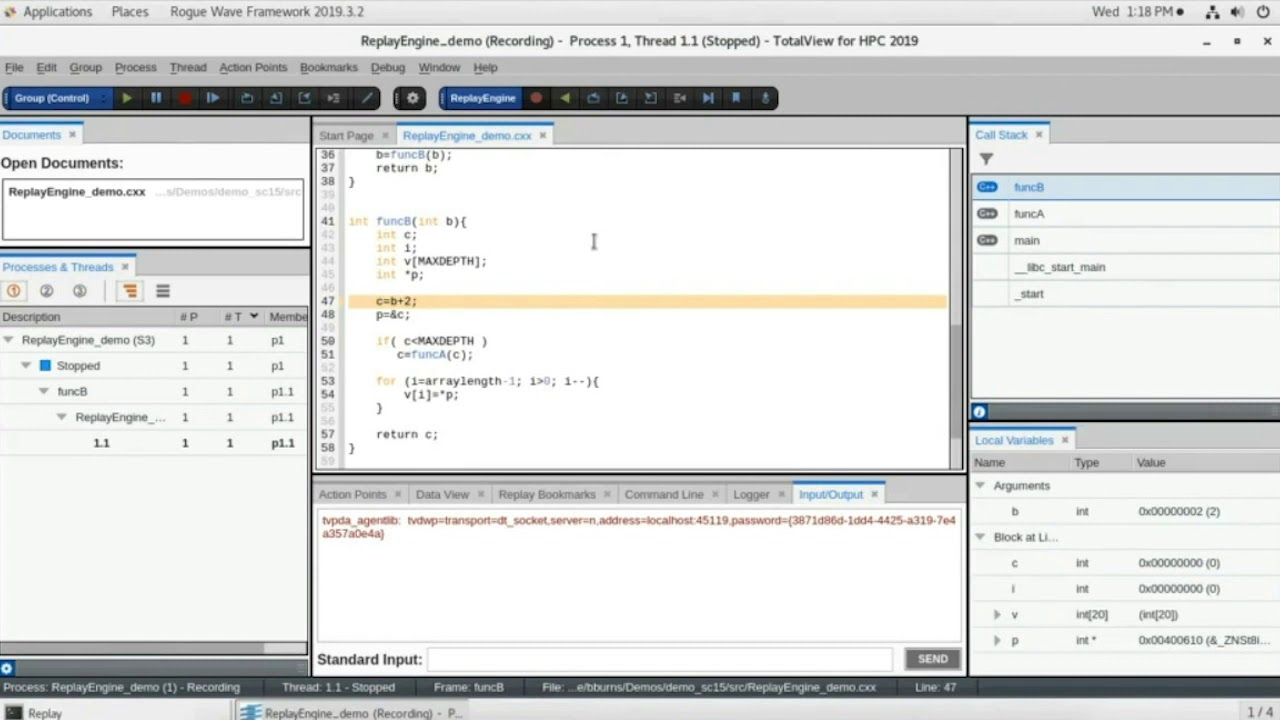 Reverse Debugging With TotalView