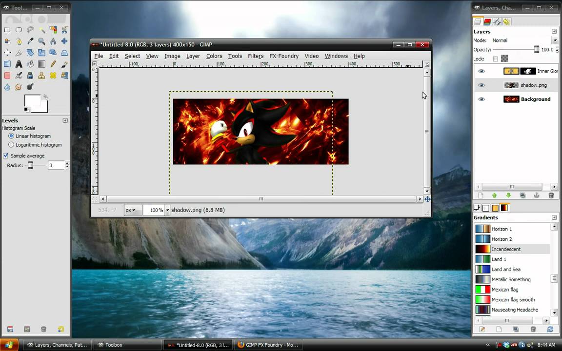 Gimp Tutorial: Easy Forum Signature