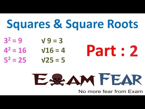 Perfect vs Non Perfect Square - Square and Square Roots, Mathematics ...