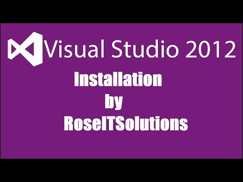 Visual Studio 2012 Installation