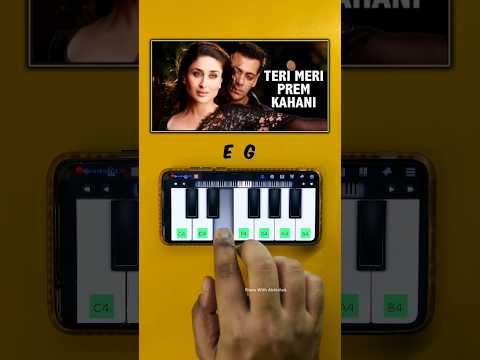 Teri Meri Prem Kahani Easy Piano Tutorial
