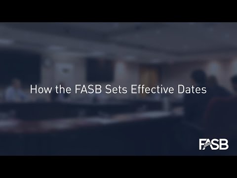 How FASB Determines Effective Dates