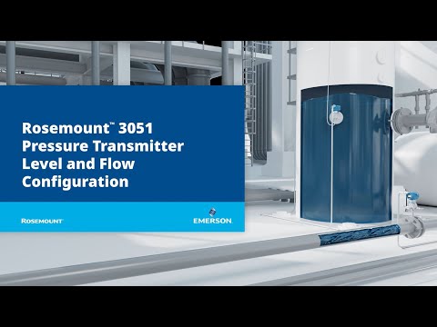 Rosemount™ 3051 Pressure Transmitter Level and Flow Configuration