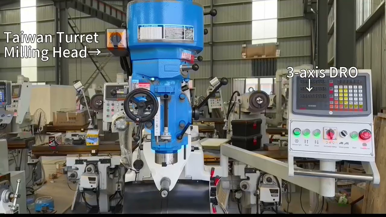 5HW universal horizontal and vertical turret milling machine