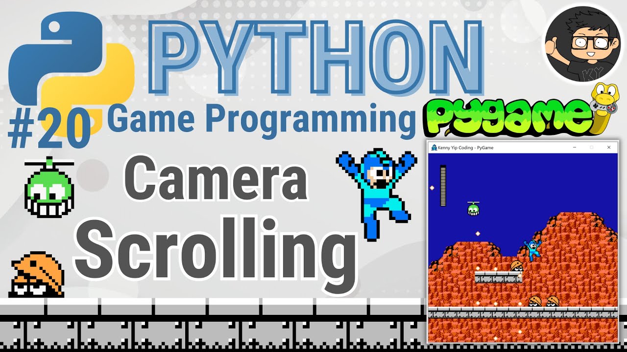 Pygame Tutorial 20 - Scrolling Camera