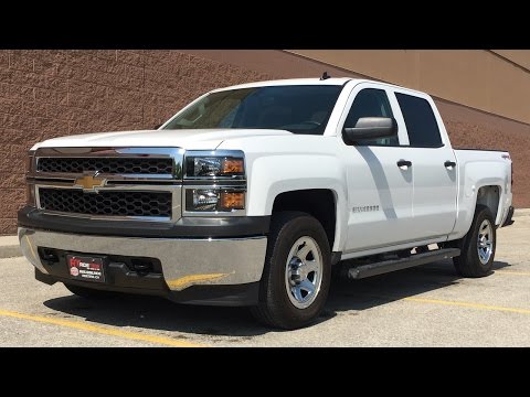 2014 Chevrolet Silverado 2WT 4WD - Crew Cab, Running Boards, Tow Pkg, Chrome Bumpers | HUGE VALUE