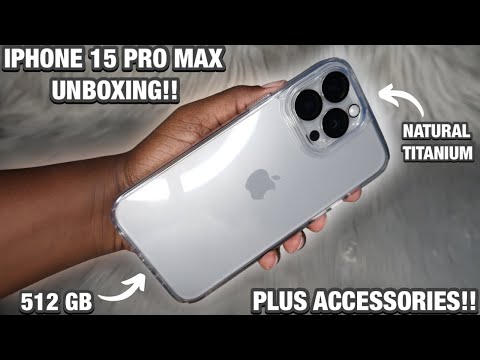 iPhone 15 Pro Max📱🩶 [ NATURAL TITANIUM ] 512gb Unboxing + Review!! 📦 | Worth The Upgrade!?✨