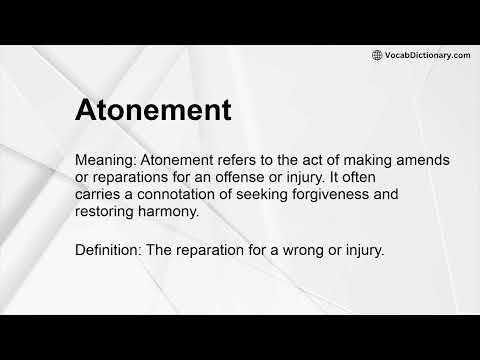 Atonement Meaning