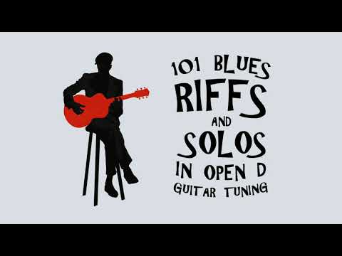101 Blues Riffs in Open D Guitar Tuning - Book and Audio