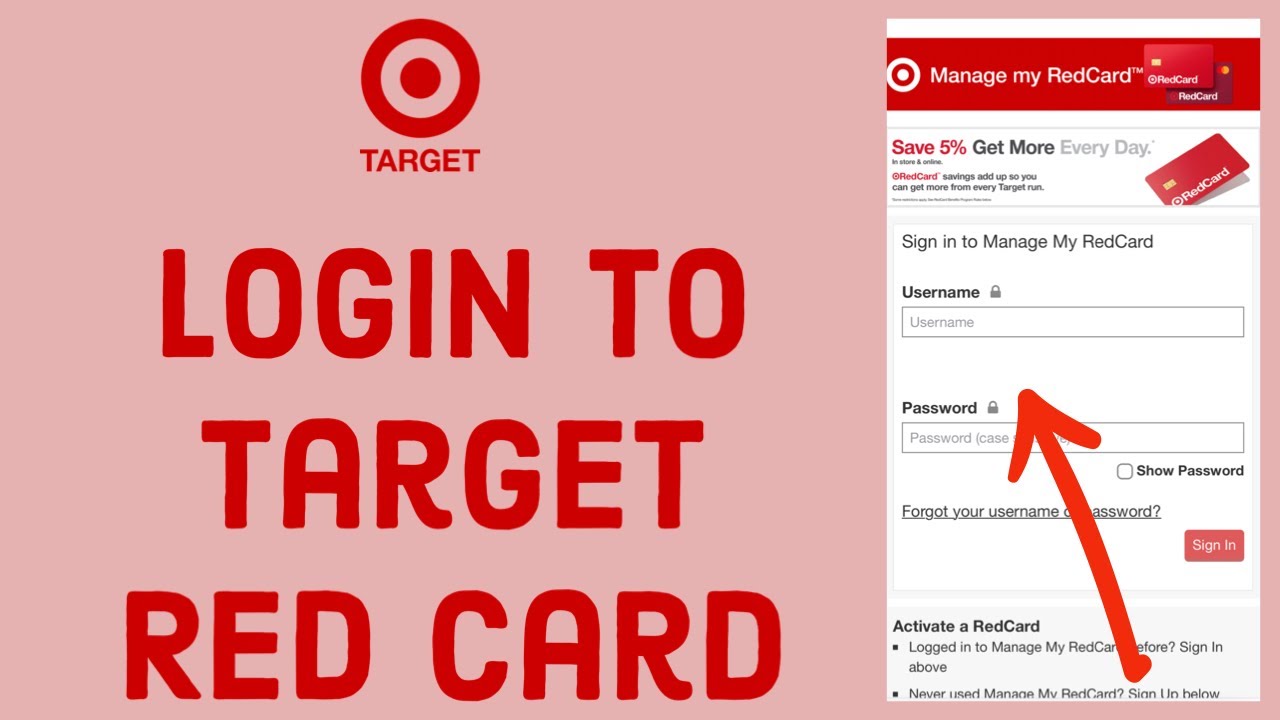 How To Login Target Red Card Account (2023)