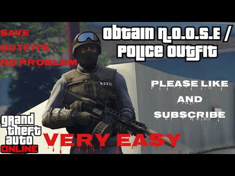 Obtain The NOOSE/POLICE Outfit in GTA 5! Easy To Save! Fast Method! 100% Working! #copsncrooks