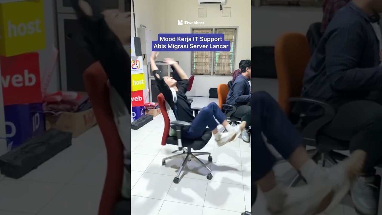 Migrasi server aman, hati pun tenang 🙋‍♂️🤣 #anakit #itsupport #bikinwebsite #webdeveloper #network