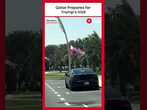 Doha Decorated with Flags Ahead of Trump’s Visit to Qatar