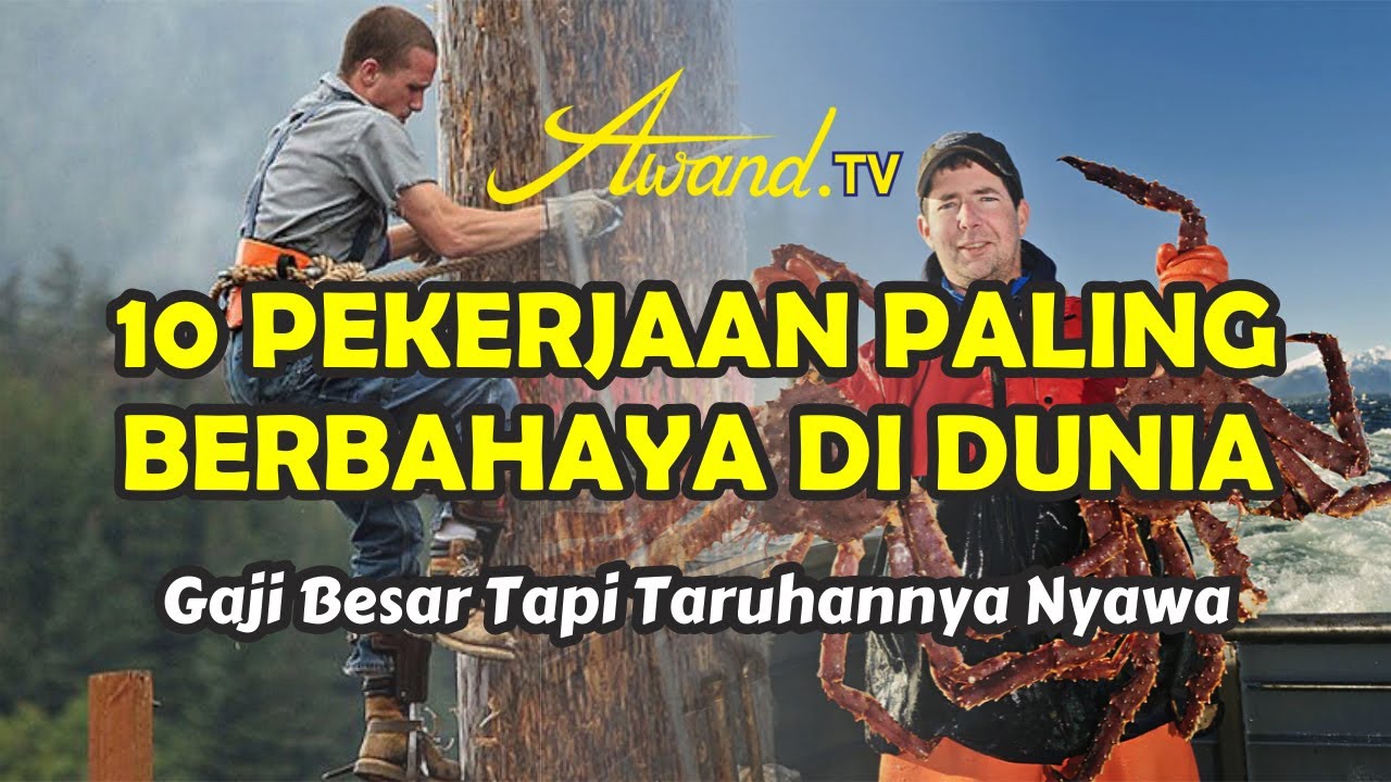 10 Pekerjaan Paling Berbahaya Di Dunia | Gaji Besar Tapi Taruhannya Nyawa