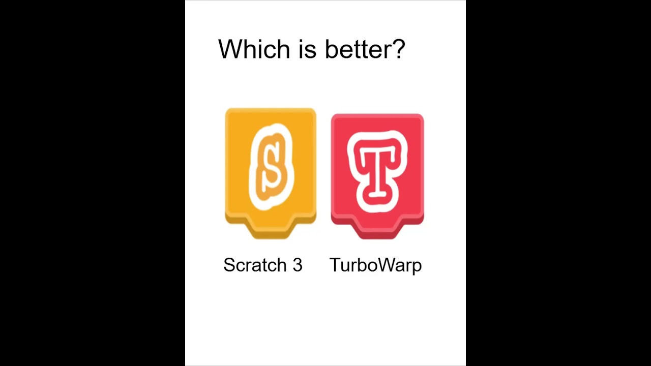 Which is Better? Scratch 3 or TurboWarp? #coding #whichisbetter #scratch #turbowarp