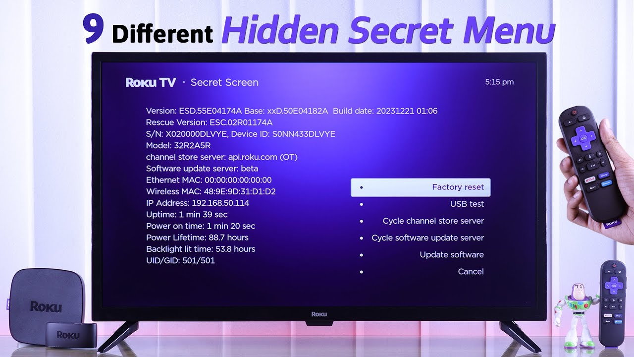 [9 Hidden] Secret Menu Roku TV!