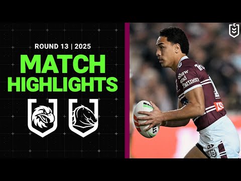 NRL Match Highlights 2025 | Sea Eagles v Broncos | Round 13