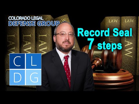How to seal criminal records in Colorado -- 7 steps