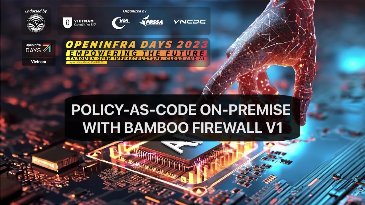 Policy-as-code On-premise with Bamboo Firewall | Trịnh Đình Biên