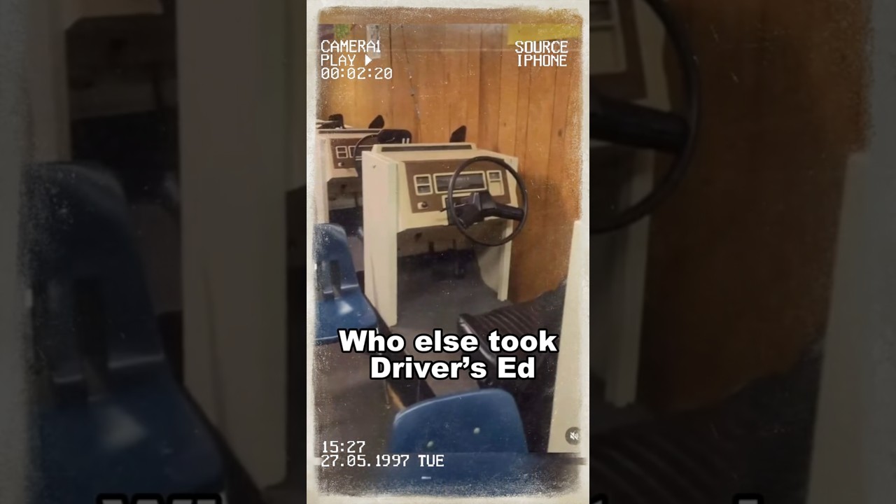 Who else took Driver’s Ed in high school with these simulators?