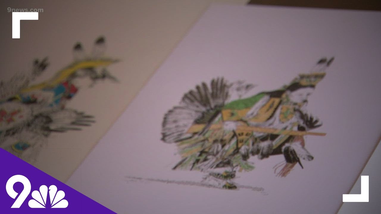 Artist uses drawings to make statements of unkept promises to Native Americans