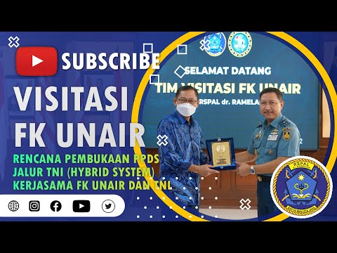 KEPALA RSPAL dr. RAMELAN TERIMA KUNJUNGAN TIM VISITASI FK UNAIR