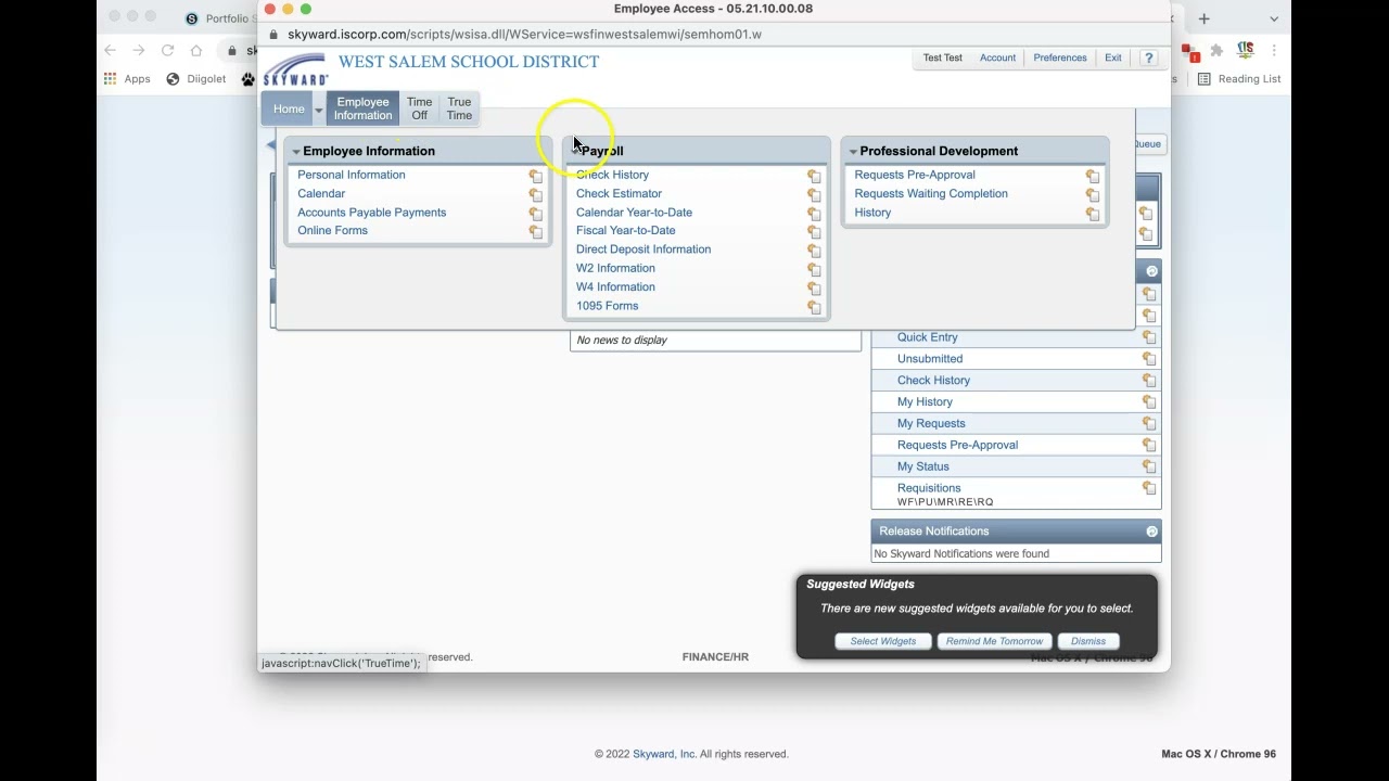 Skyward Employee Access: Logging in and Employee Information