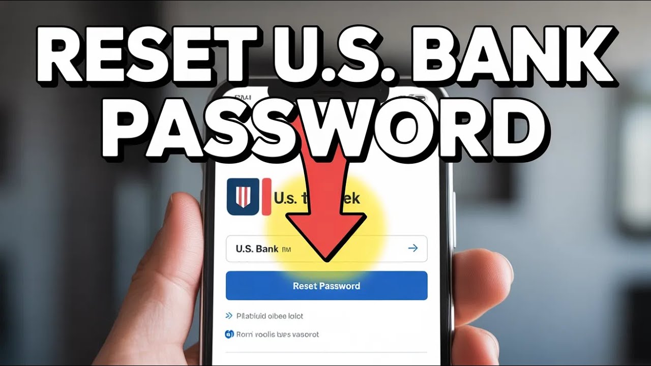 How to reset U.S. Bank app password - Secure Fix