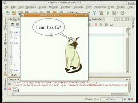 JavaFX, comic balloon – silveira neto