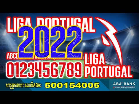 Liga Portugal 2022 font Football By Black Font Free all download Font OTF And AI for 2022