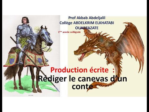 Rédiger le canevas d'un conte version 2