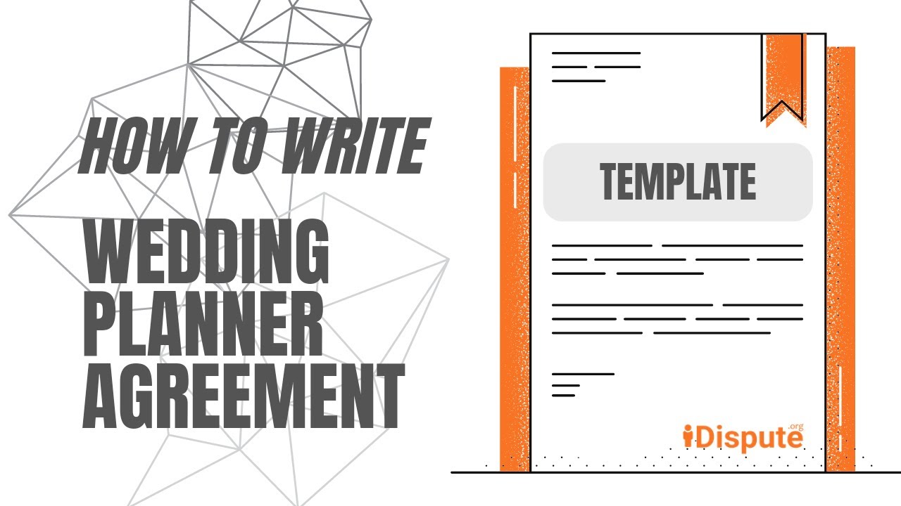 Pro Guide to Writing a Wedding Planner Agreement: Tips & Templates - I Dispute