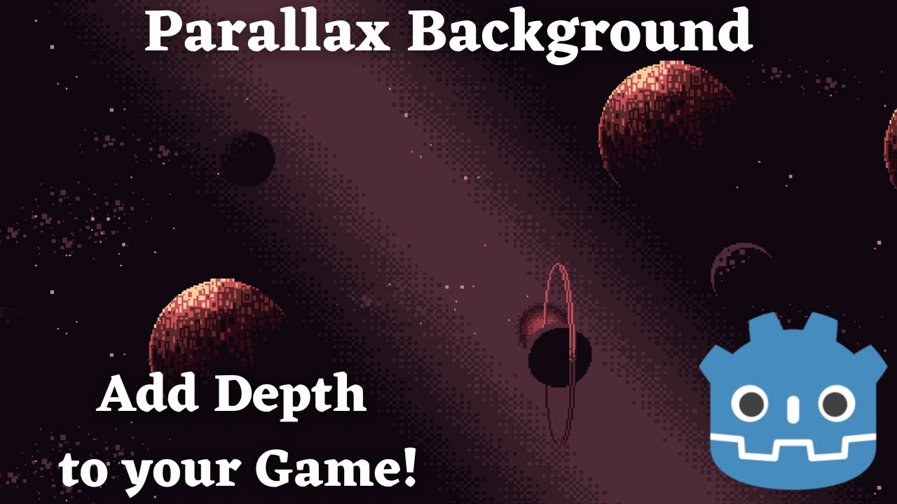 Parallax Background with 1 Line of Code! - Godot Engine 4.0 Tutorial 2D