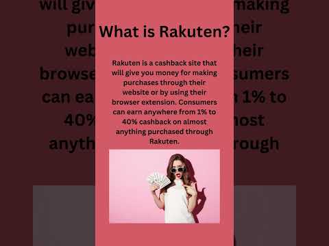 What is Rakuten? A Cashback Site That Will Give You Money For Shopping #shorts #moneyshorts