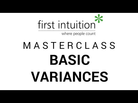 Basic Variances Masterclass