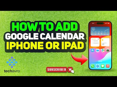 How to add google calendar to iPhone or iPad 2025