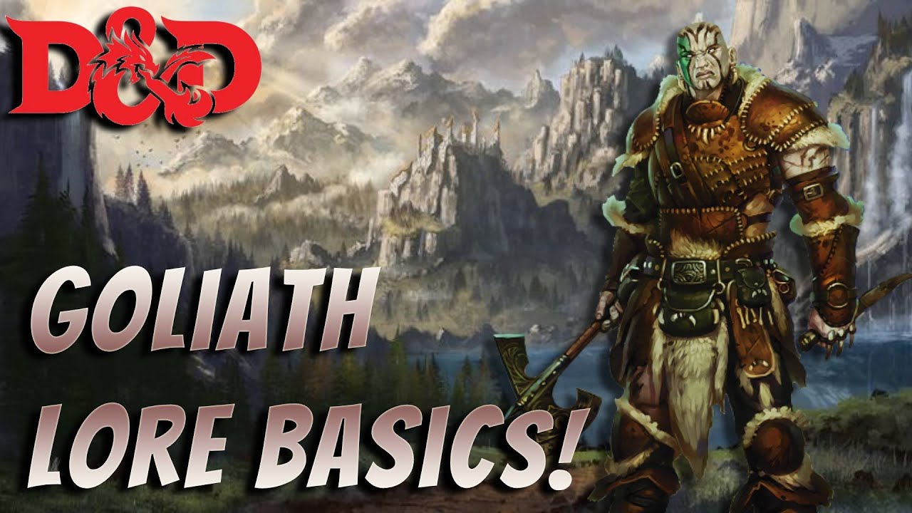 D&D basics: Goliath 5e lore