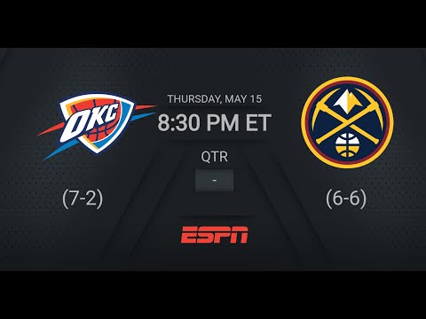 OKC Thunder @ Denver Nuggets | #NBAPlayoffs presented by Google ESPN Live Scoreboard