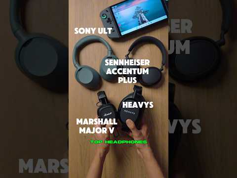 Sound Sample Comparison of Sennheiser Accentum Plus VS Sony ULT VS Heavys VS Marshall Major V