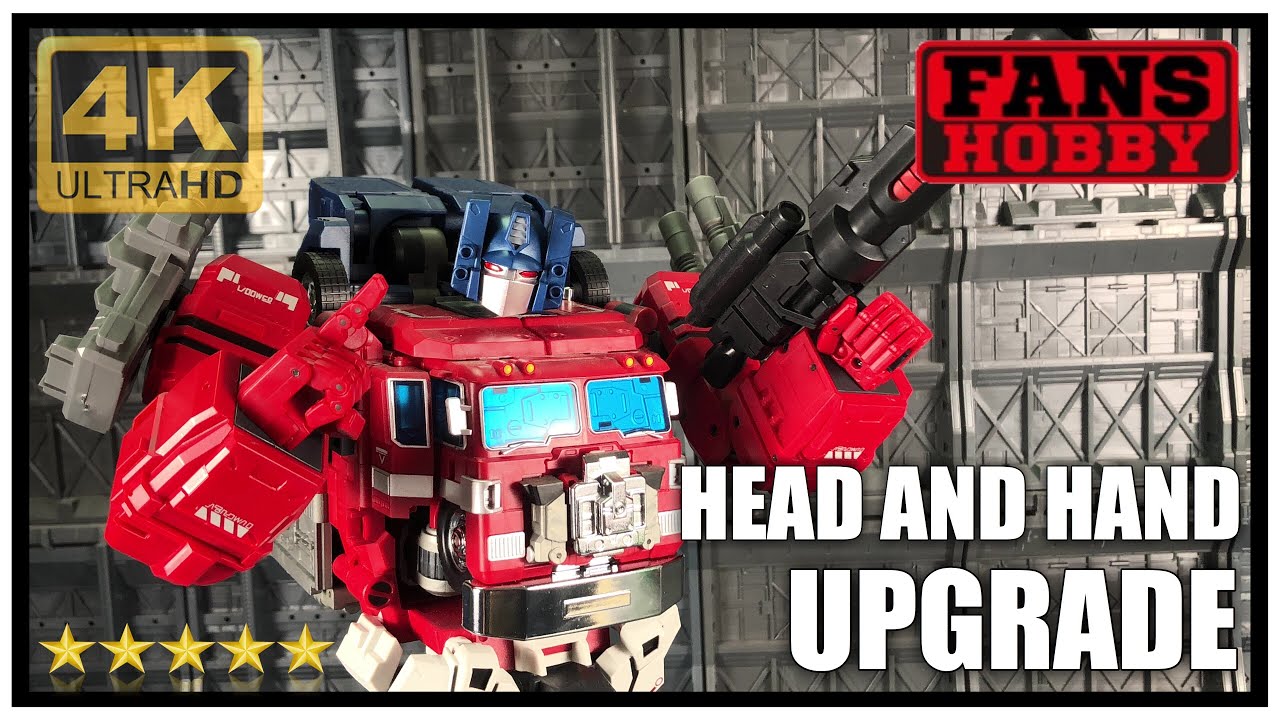 Fans Hobby MB-06 POWER BASER Head and Hand Upgrade MBA-01 MBA-02 Set G1 Marvel Comics