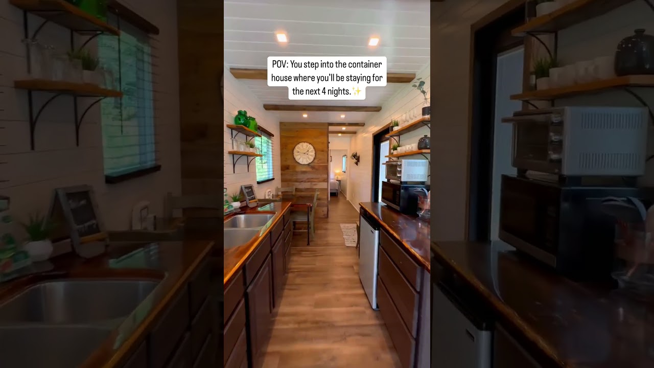 Luxury Container Home #40ft #containerhouse #airbnb #shippingcontainerhouse #design #tinyhome #house