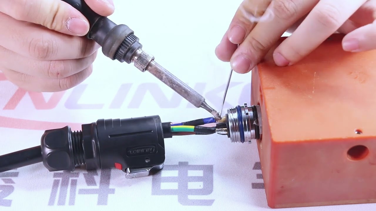 CNLINKO LP24 Series Solder Type Industrial Connectors Installation Tutorial